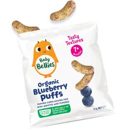 Little Bellies Baby Puffs 12g-Blueberry